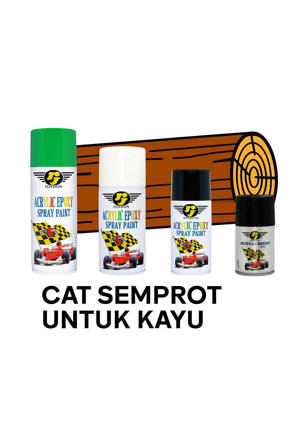 Cat Semprot Kayu, RJ London Punya Produknya! | RJ London